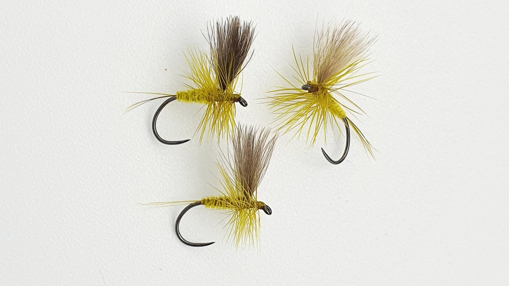 Mouche sèche Ephémère jaune - Mouches - Pêche à la mouche